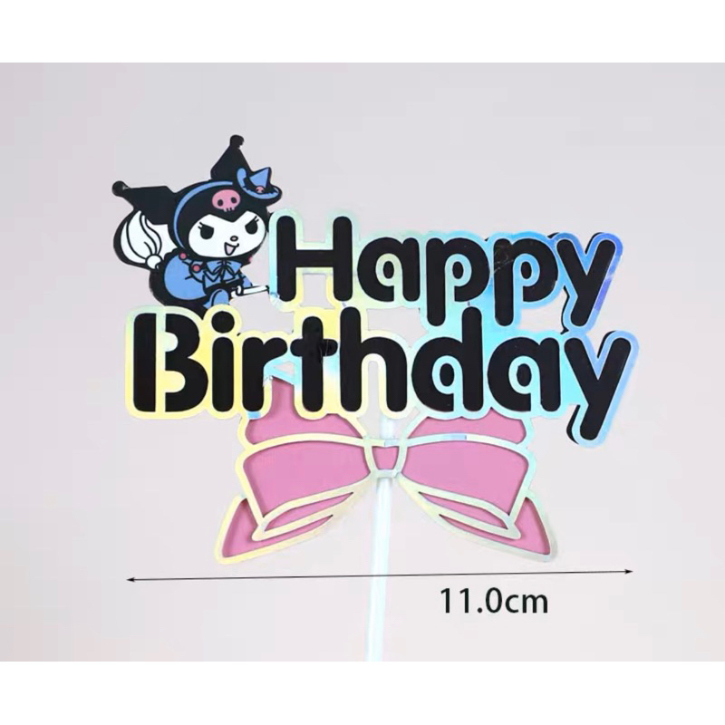 Ready Stock Kuromi Theme Cake Topper Cake Decoration Birthday cake for ...