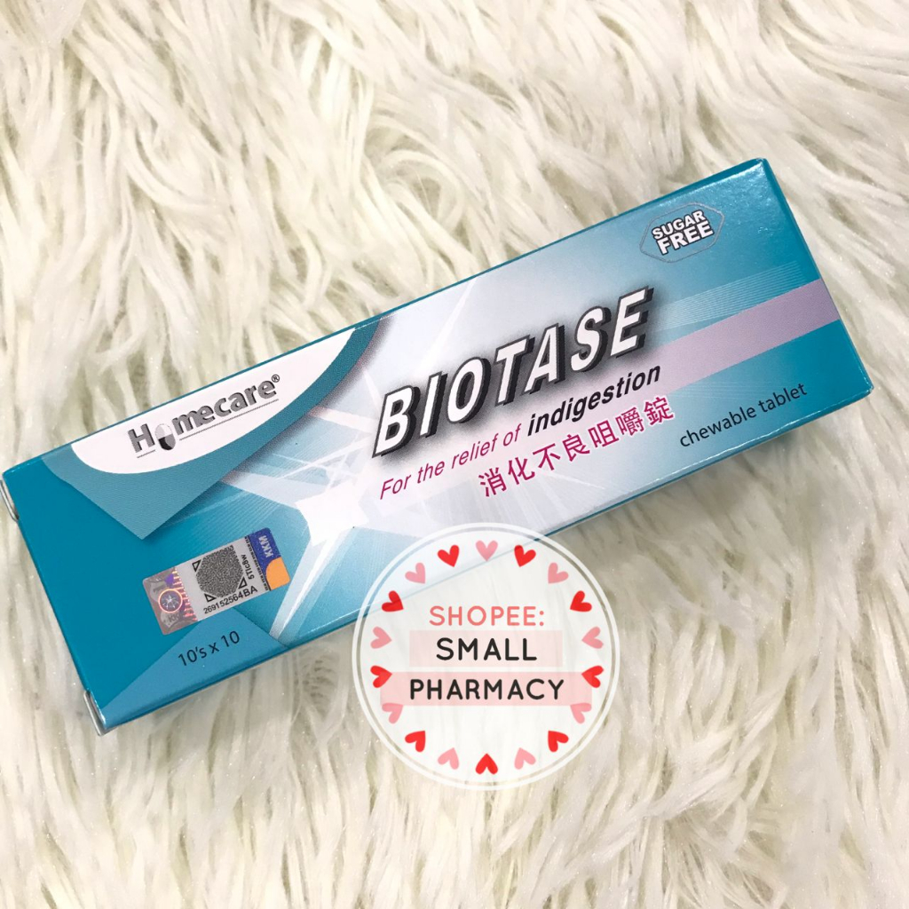Biotase Chewable Tablet 200571 (10 X 10s) 100s | Shopee Malaysia