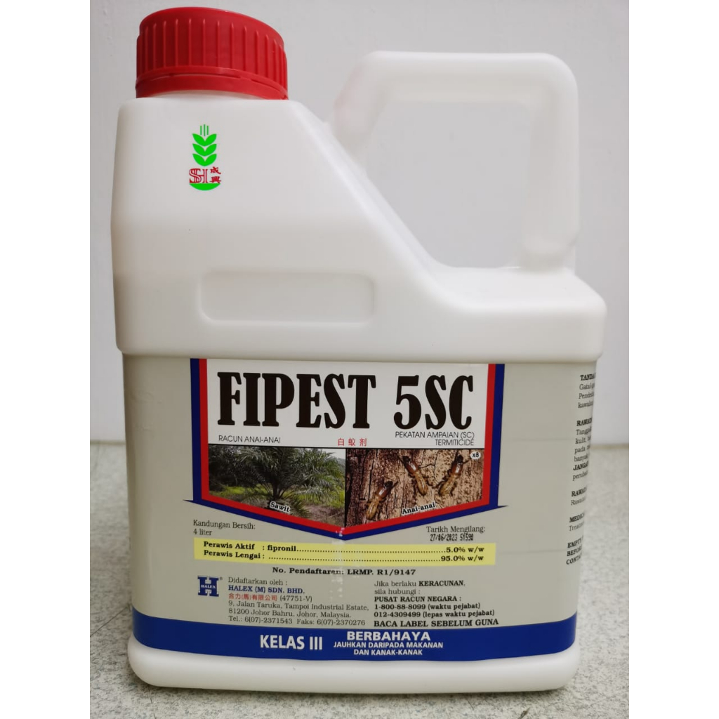 4L Halex FIPEST 5SC flpronil 5.0% /Racun Anai-anai yang tidak berbau ...
