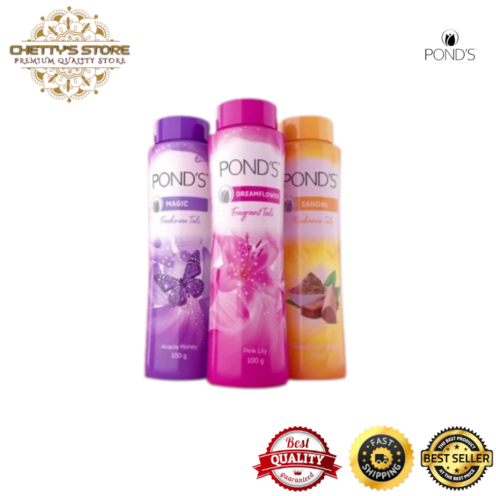 (IMPORTED INDIA) POND'S TALC POWDER(100G) | Shopee Malaysia