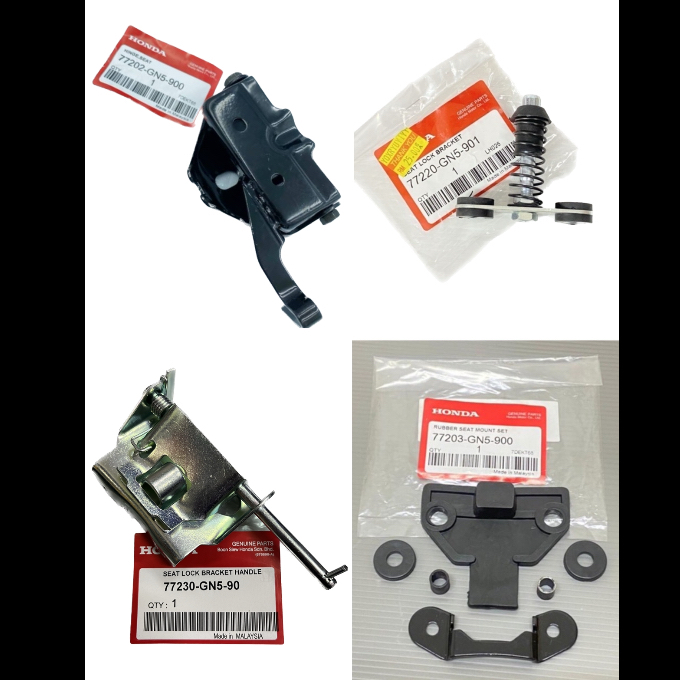 EX5 DREAM HIGH POWER SEAT LOCK BRACKET COMPLETE SET SEAT CATCH SEAT ...