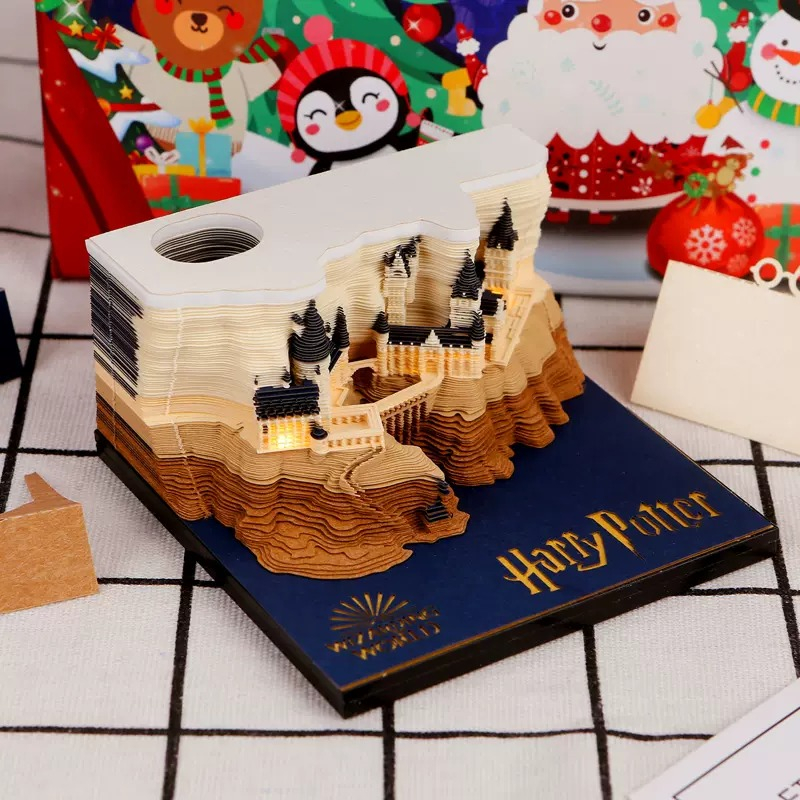 Harry Potter Memo with Light | Hogwarts Castle Harry Potter Memo Note ...