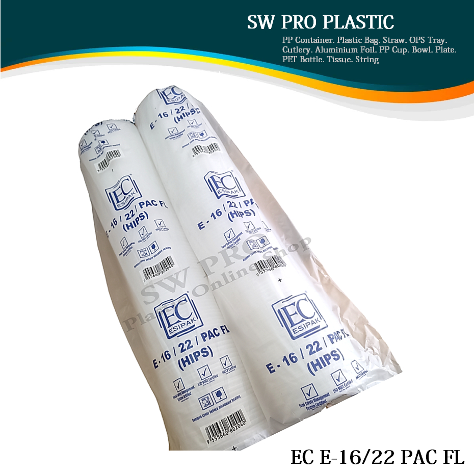 Penutup Cawan EC-E16/22 PAC FL/ EC Cup Lid Only / Penutup Cawan Milo ...