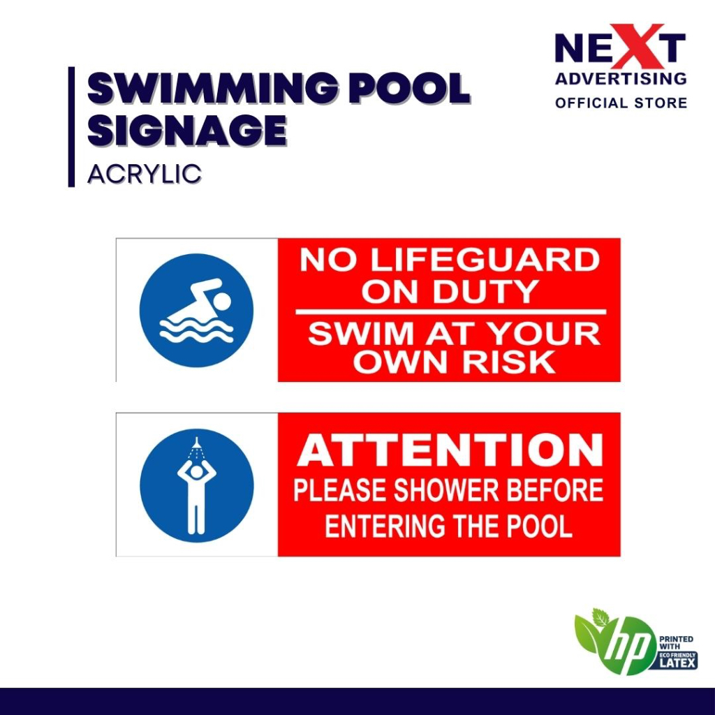 Swimming Pool Signage | Acrylic Signage | Shopee Malaysia Swimming Pool Signage | Acrylic Signage | Shopee Malaysia