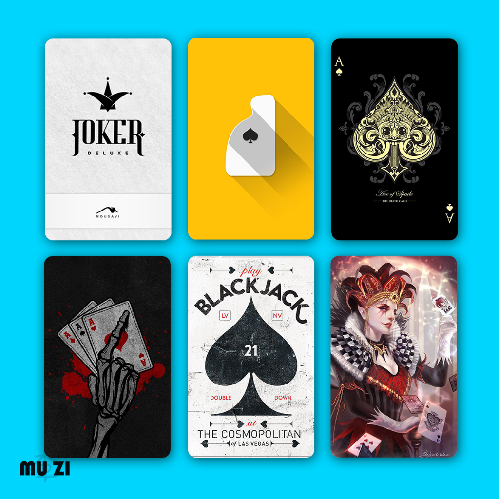 Joker Poker TnG Card STICKER NFC STICKER Waterproof Thick Hard Material ...