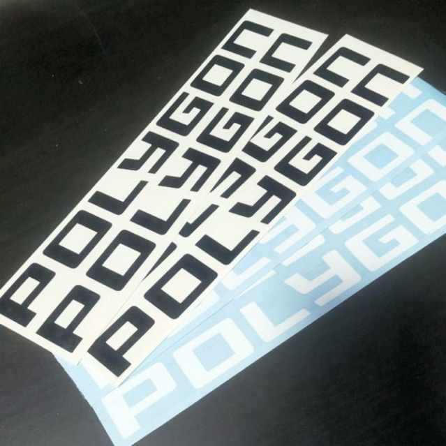 POLYGON BIKES LOGO CUTTING STICKER STIKER | Shopee Malaysia