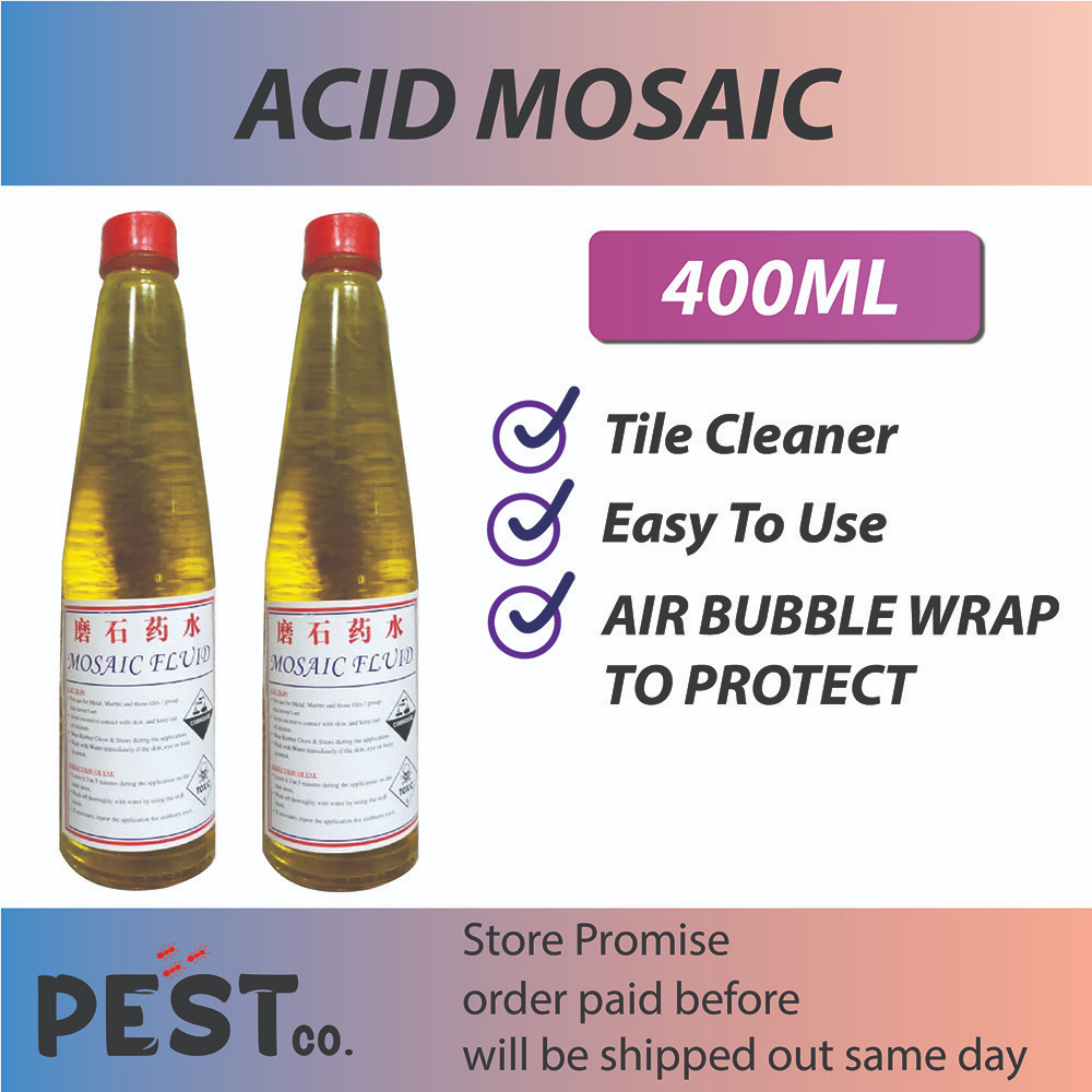 Pencuci Mozek / Mosaic Fluid (Acid) CONCRETE Mosaic Cleaner Acid Cement ...