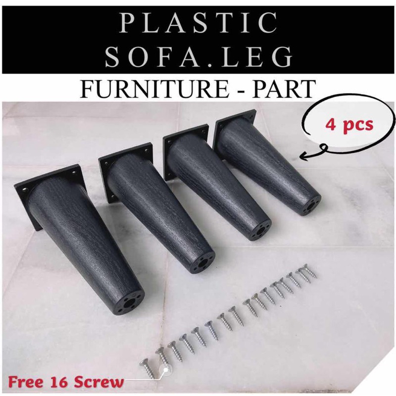 【Ready stock】Plastic Sofa leg/kaki perabot/cabinet leg/divan leg ...