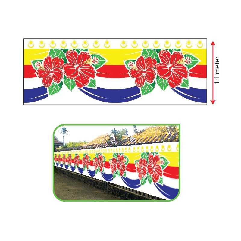 Banner Bunga Raya Rekaan Batik | Shopee Malaysia