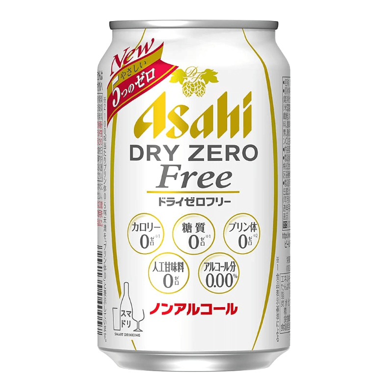 ASAHI Dry Zero/Dry Zero Free ( Non Alcohol Beer Drink ) 350ml | Shopee Malaysia
