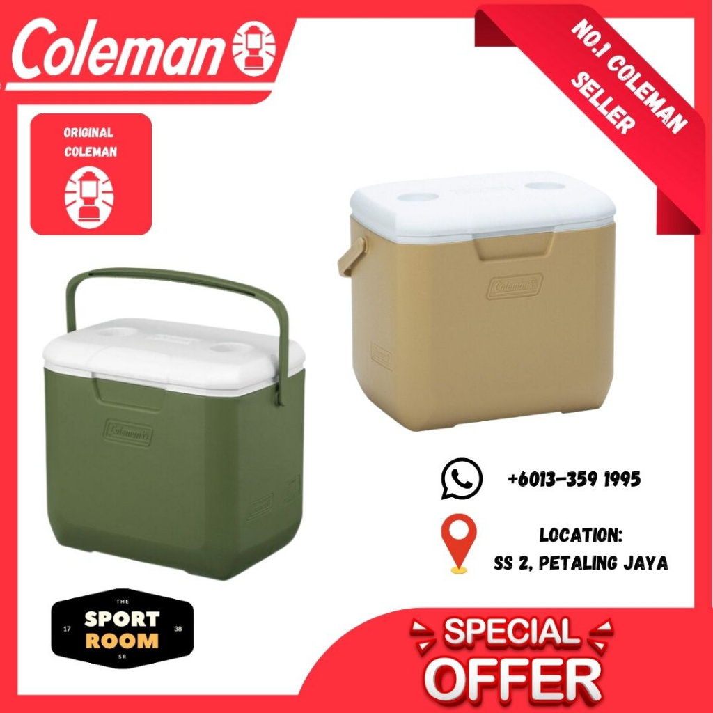 [Ready Stock] COLEMAN 30QT/28L COOLER BOX | Shopee Malaysia