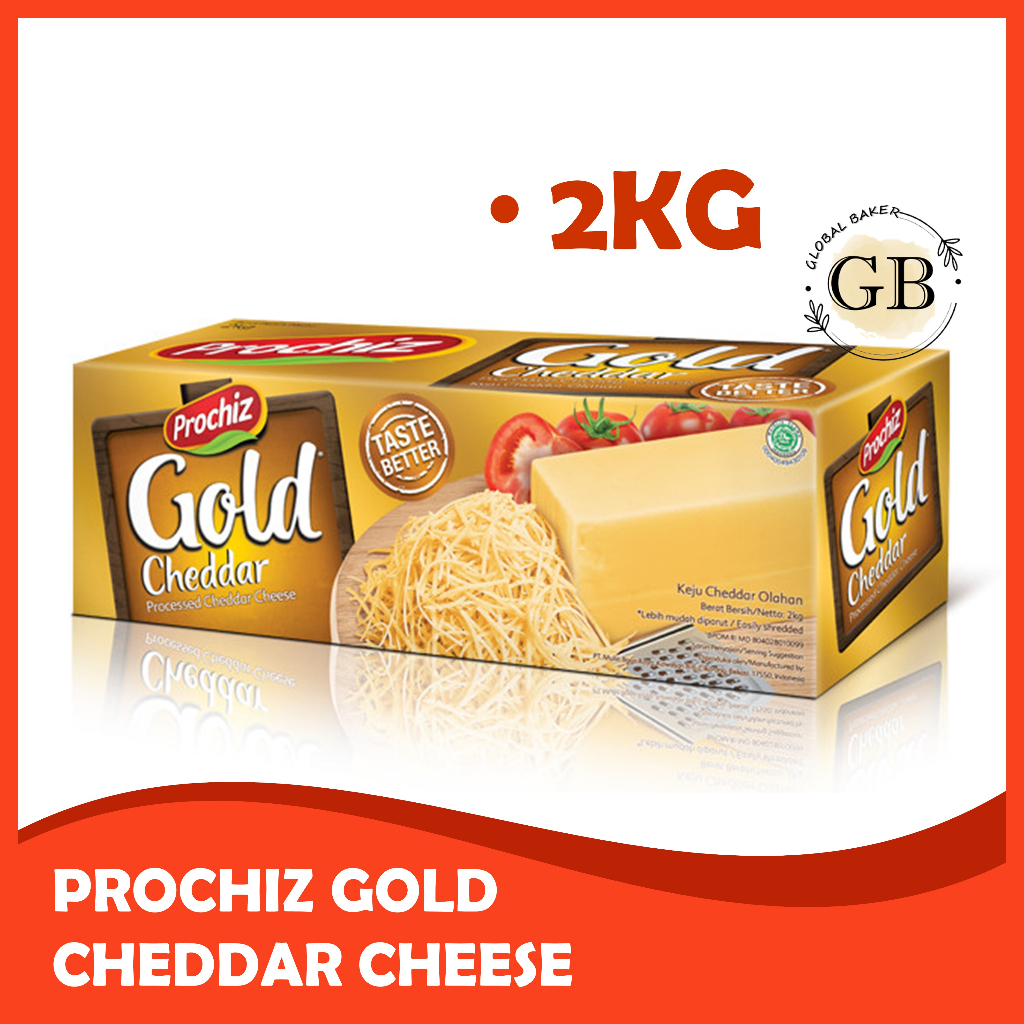 [HALAL] PROCHIZ Keju Cheddar 2KG MEG | Stok Sedia | Borong Murah ...