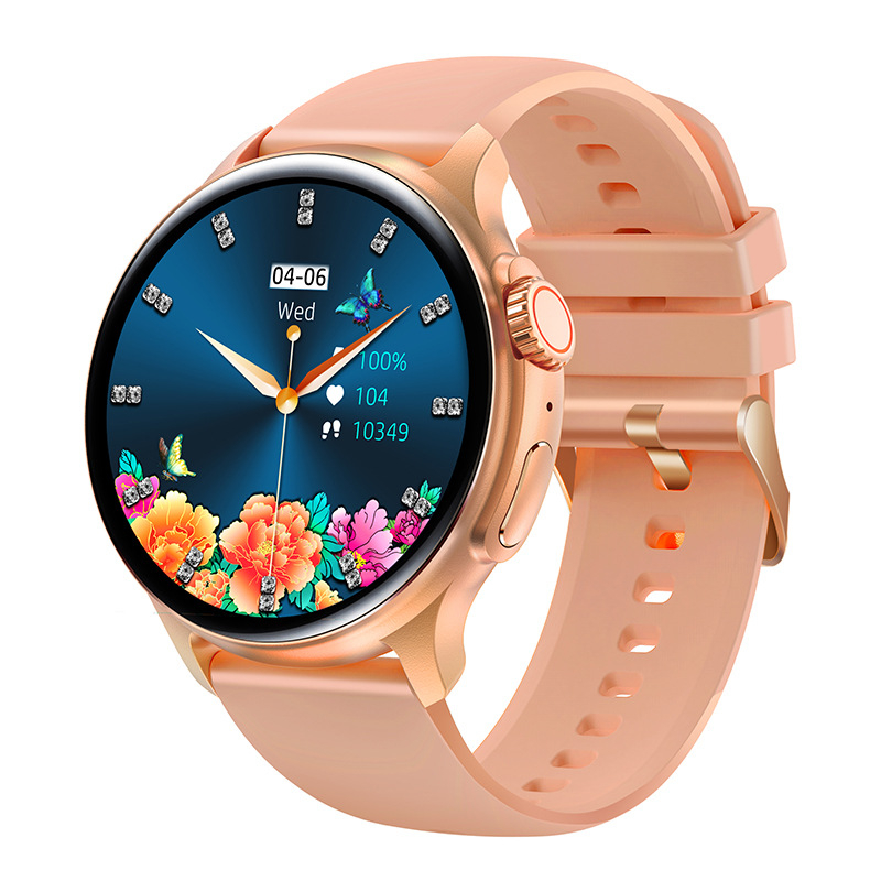K58 AMOLED Smart Watch Men Siri Voice Assistant BT Call Rotate Button ...