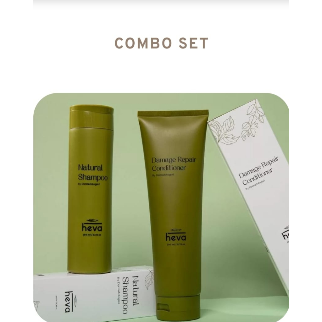 HEVA SHAMPOO & CONDITIONER BASIC SET by Dermatologist | Shopee Malaysia