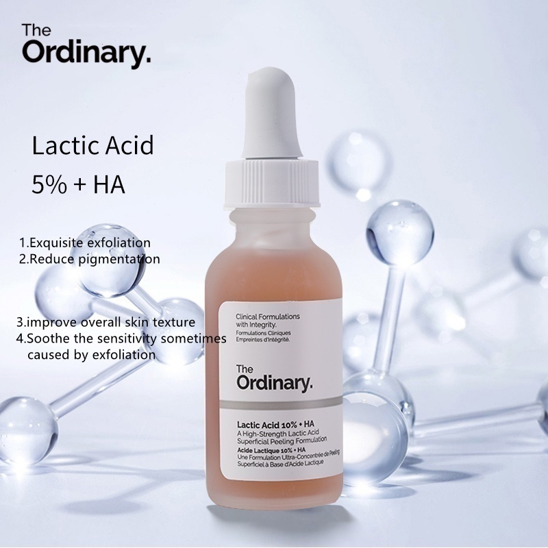 The Ordinary Lactic Acid 5% + Ha 2% 30ml A Mild Lactic Acid Superficial ...