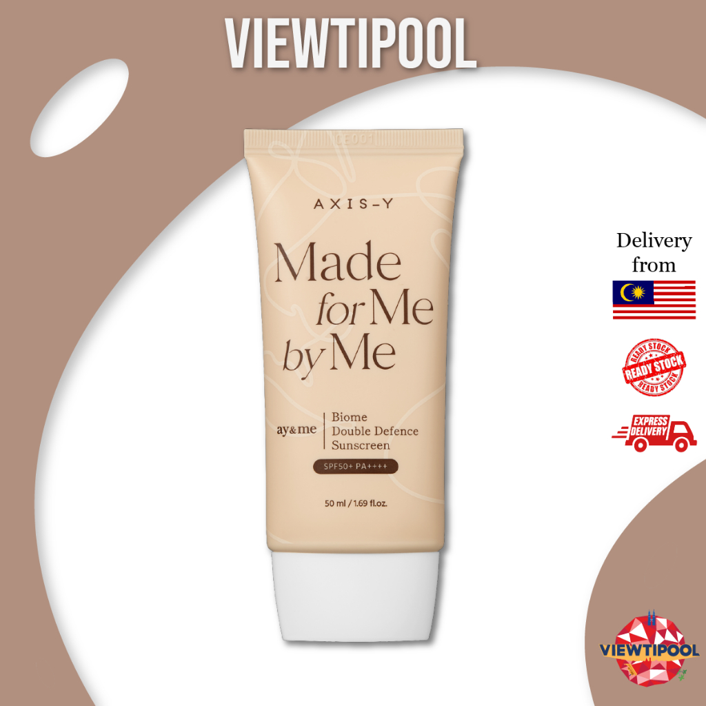 Axis Y AY&ME Biome Double Defense Sunscreen SPF50+ PA++++50ml | Shopee ...