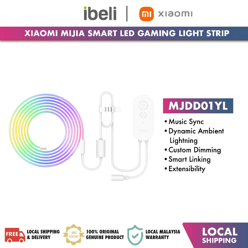 Xiaomi Mijia Smart LED Gaming Light Strip Intelligent RGB Gaming ...