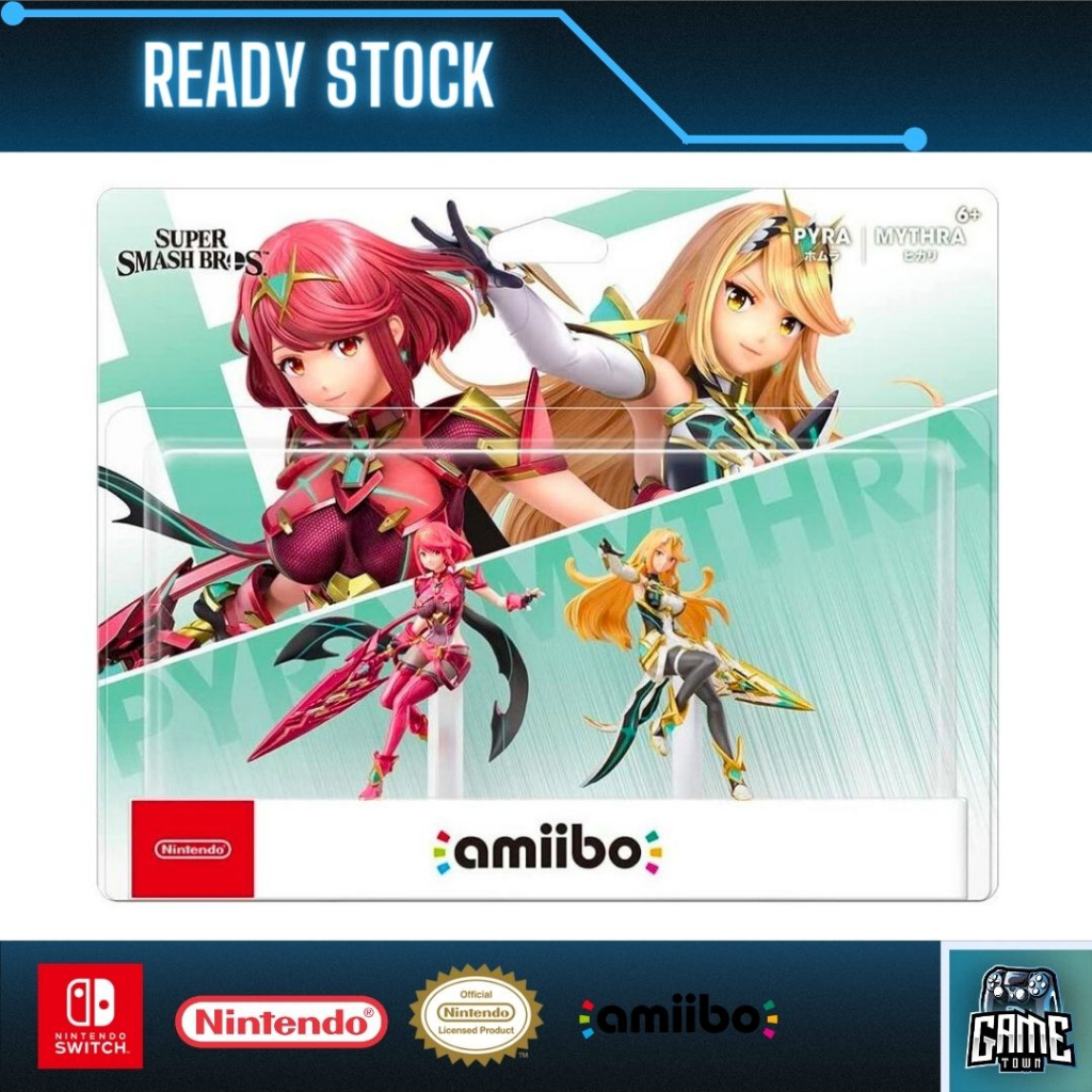 Nintendo Switch Amiibo Figure Pyra + Mythra / Homura & Hikari [Super ...