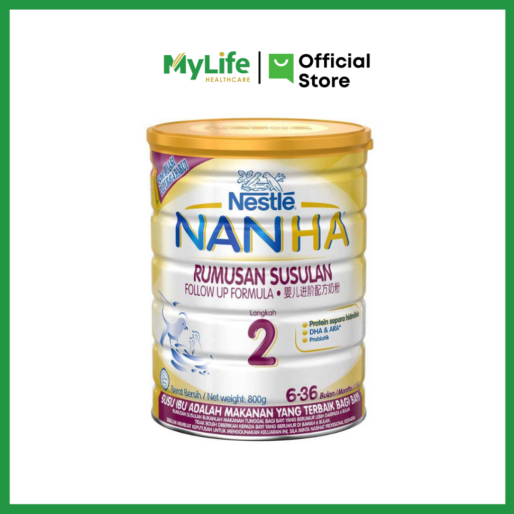 NAN HA 2 BL FORMULA CRAFTED FOR INFANTS AGED 6 TO 36 MONTHS 800G ...