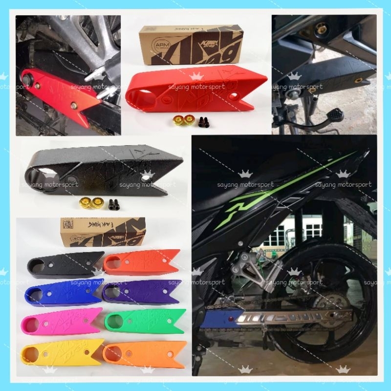 KING DRAG SWING ARM RUBBER UNIVERSAL Y15ZR RS150 LC135 Y125Z GETAH ARM ...