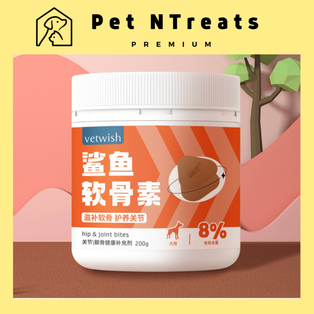 Vetwish Dog Supplement Hip & Joint Protection Care （Daily version）【唯特仕】宠物狗狗营养硫酸软骨素 (活力版 ...