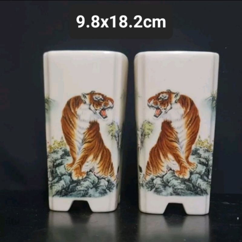 bonsai pot jdz mountain tiger 山虎盆景盆 pasu bonsai harimau | Shopee Malaysia