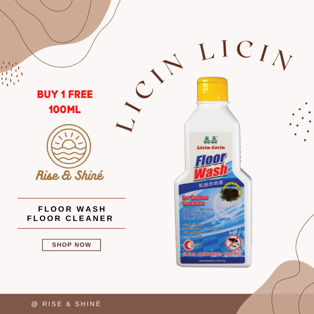 Rise & Shiné 晶晶抹地水 Licin Licin Floor Wash - Floor Cleaner / Pencuci ...