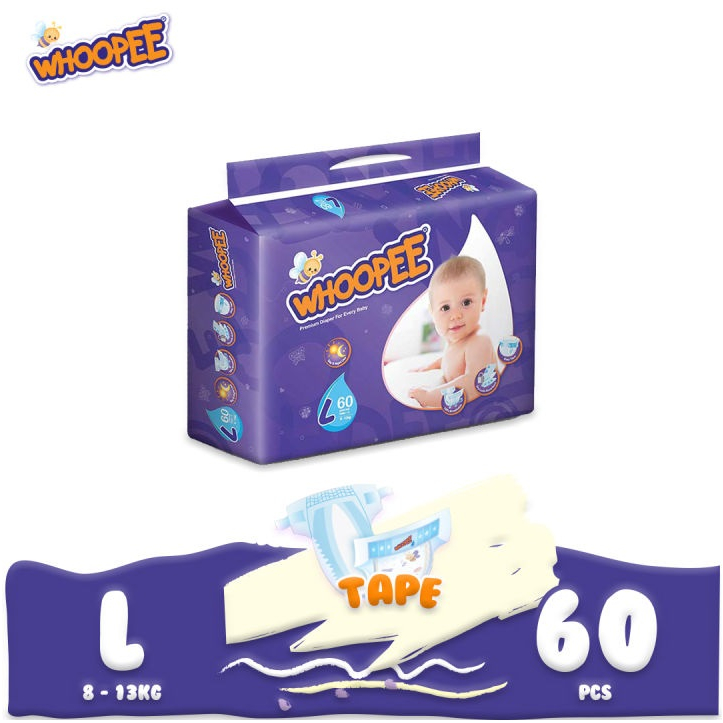 WHOOPEE Diaper (Tape / Pants) | Shopee Malaysia
