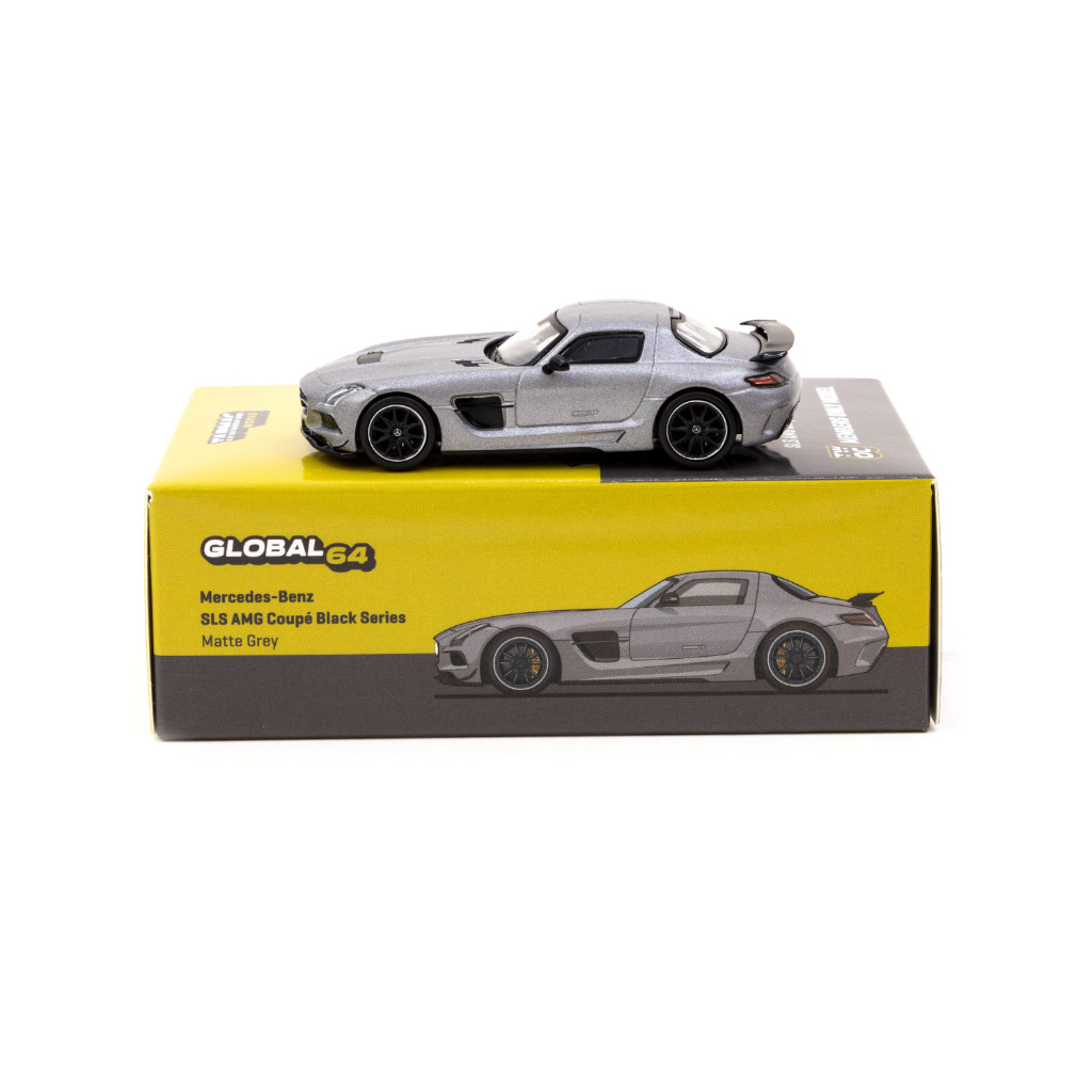 Tarmac Works 1/64 Mercedes-Benz SLS AMG Coupé Black Series - Matte Grey ...