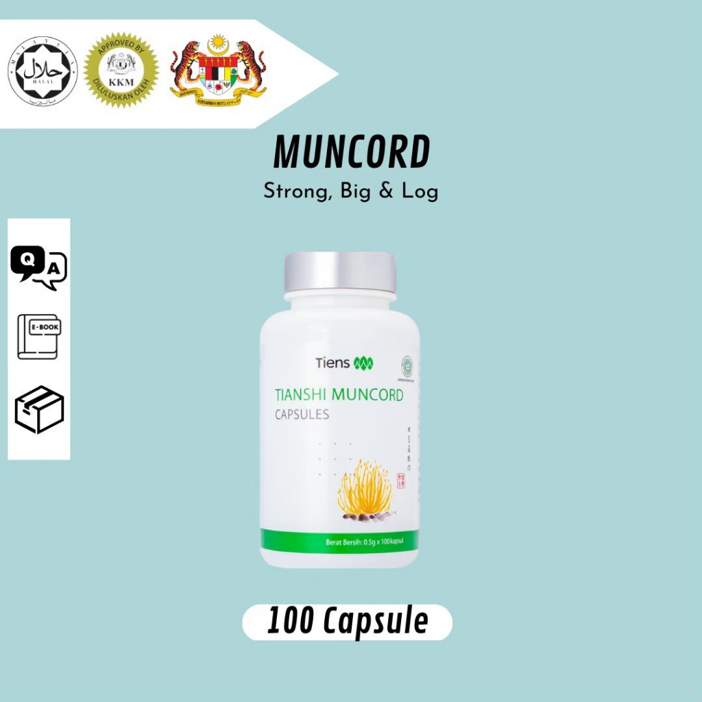 🔥 HOT best seller🔥 TIENS / TIANSHI MUNCORD CAPSULES 100% ORIGINAL - 100 ...