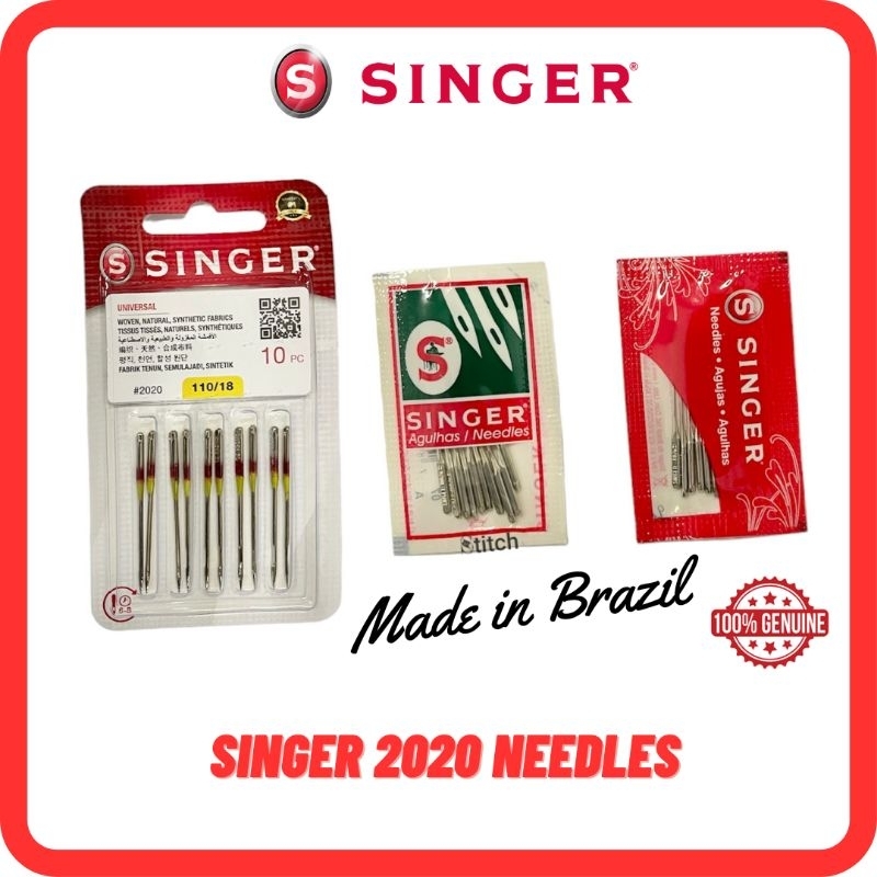 Singer 2020 Needle Made in Brazil Jarum SINGER Original | Shopee Malaysia