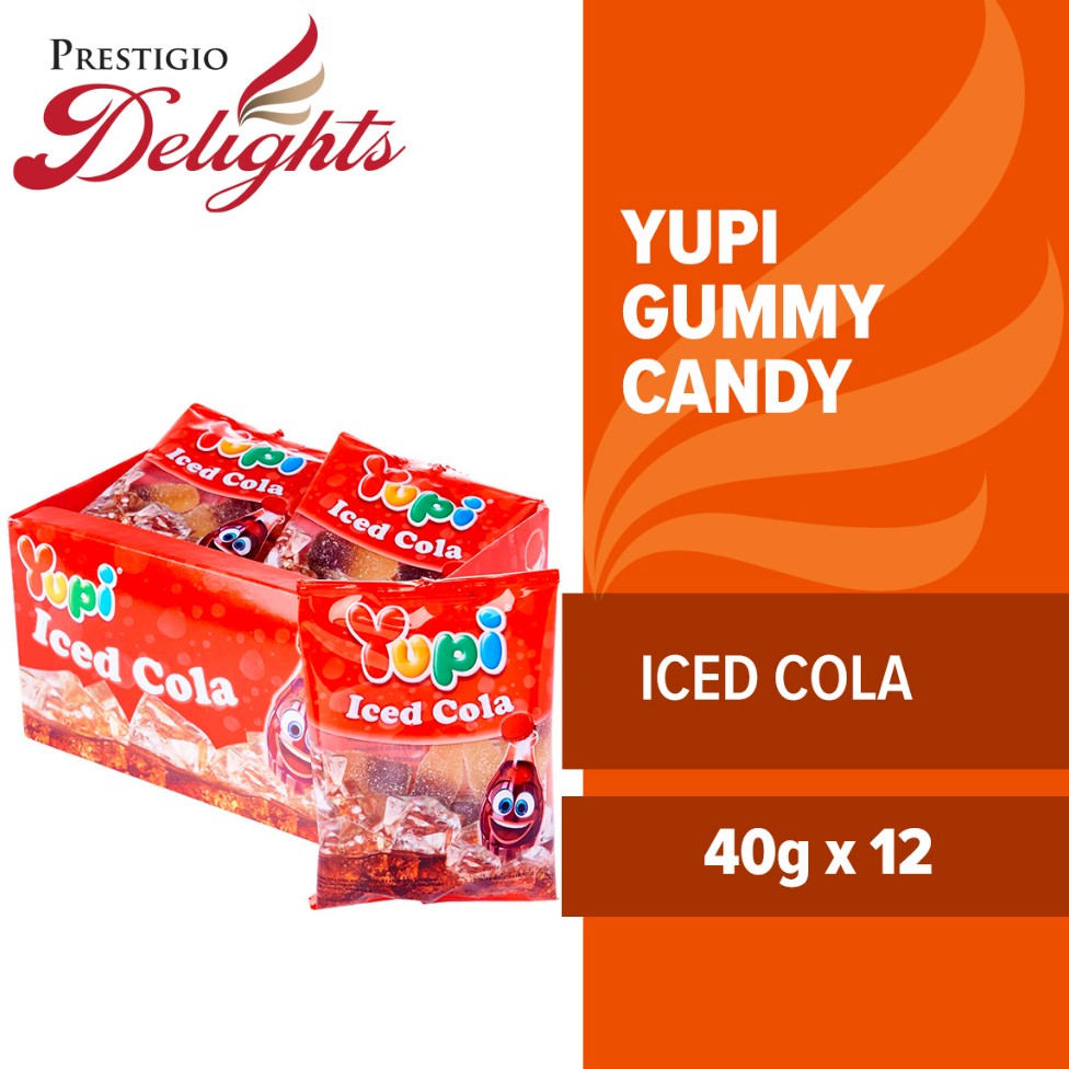 Yupi Iced Cola Gummy Candy 40g x 12 (1 Outer) | Shopee Malaysia