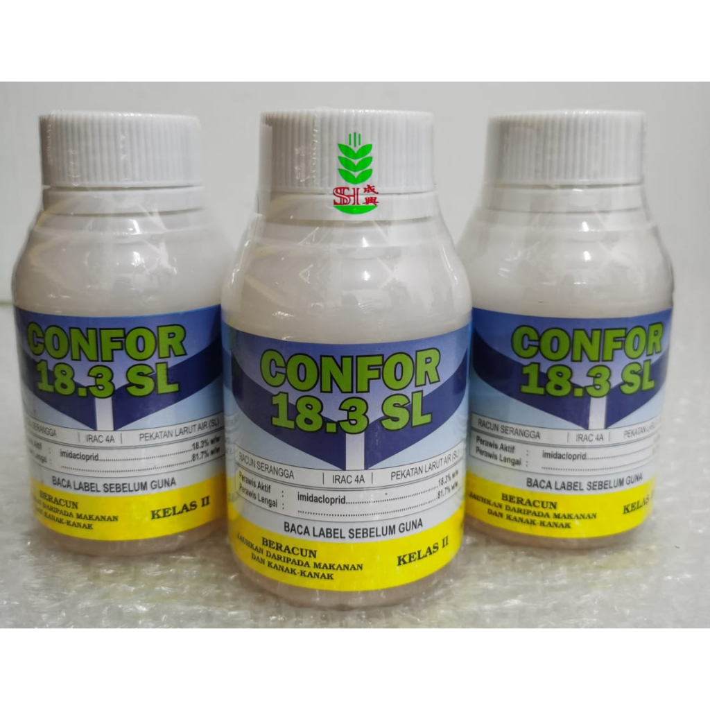 250ML CONFOR 18.3SL Imidacloprid 18.3% Racun Serangga Lalat Putih/Kutu ...