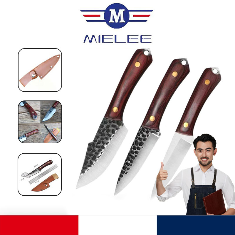MIELEE Chef Kitchen Knife Pisau Dapur Japan Outdoor Camping Butcher ...