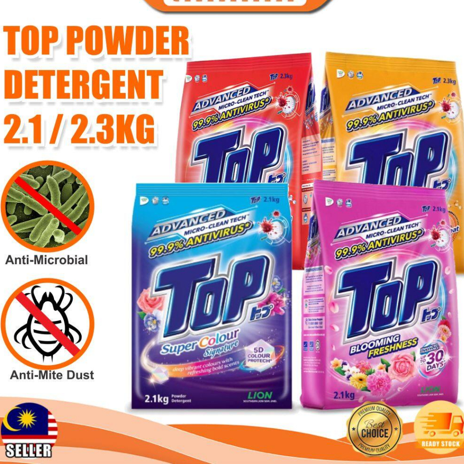 Top detergent 2.1kg-2.3kg | Shopee Malaysia