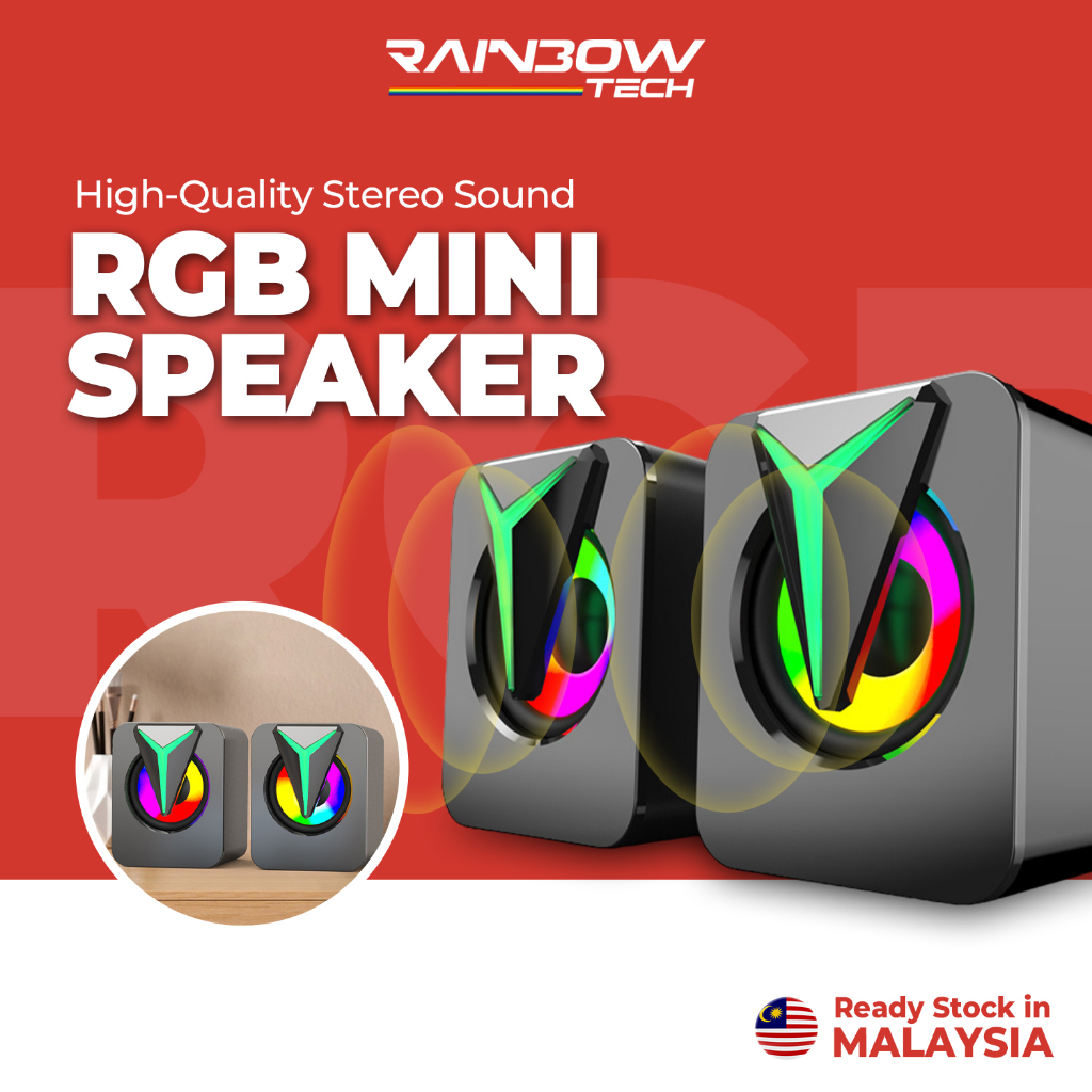 RBTECH SparkSound RGB Mini Speaker Fusion of Music and Light Pembesar ...