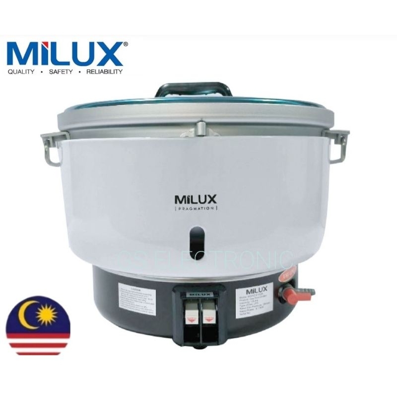 🔥Periuk Nasi Gas Besar 10L MiLUX ,Keluarga/ 8.3KG Beras / 60 Org Brand ...