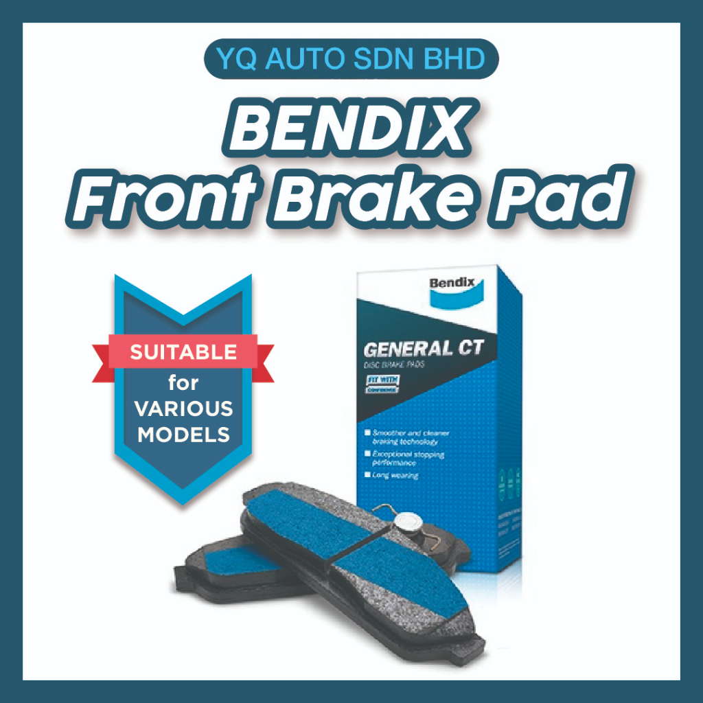 Original Bendix DB1515GCT Front Brake Pad - Honda BRV/ Accord TAO SDA ...