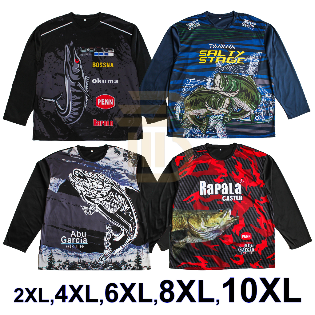 (HARGA BORONG) Baju Mancing Jersey Dewasa Cutting Besar Lengan Panjang ...