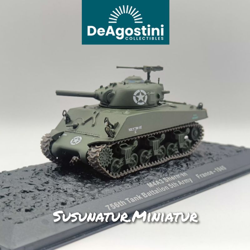 DeAgostini Combat Tanks #27 | M4A3 Sherman | 756th Tank Battalion 5th ...
