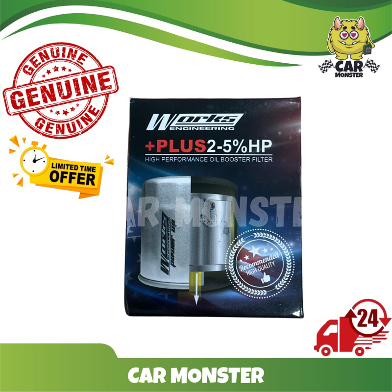 ORIGINAL WORKS ENGINEERING Oil Filter JPM 3/4 Toyota Perodua Nissan ...