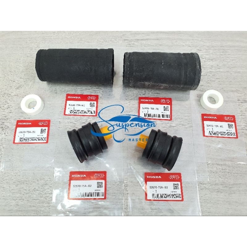 6 IN 1 SET - REAR ABSORBER MOUNTING /BUSH/ MOUNTING COVER SET - HONDA ...