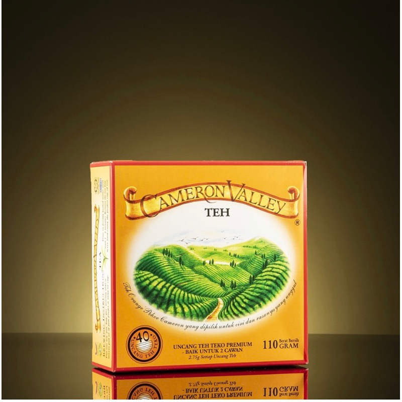 Cameron Valley Tea Uncang Teh teko Premium 40 tea pot Bags | Shopee ...