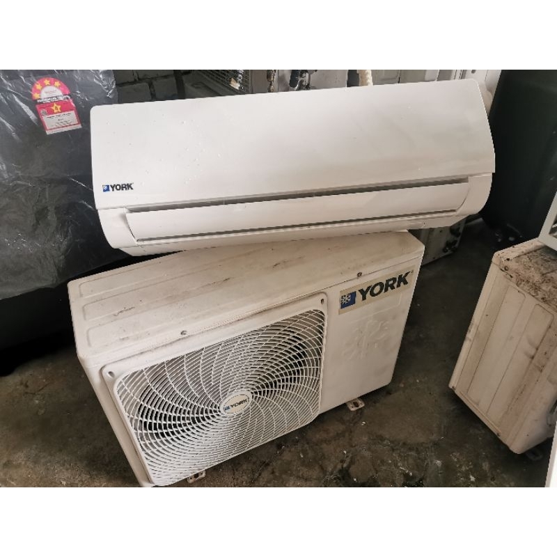 York 1hp Air Cond Second Hand | Shopee Malaysia