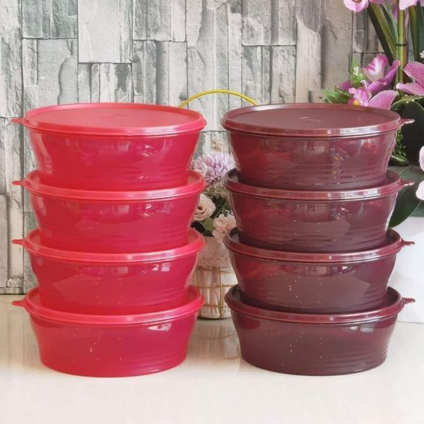 Tupperware Big Wonders 1.4L Fuchsia Kiss Pink Bowl OR Lupine Blue Bowls ...
