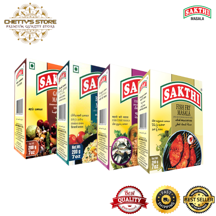 (IMPORTED INDIA) SAKTHI MASALA POWDERS (200G) | Shopee Malaysia