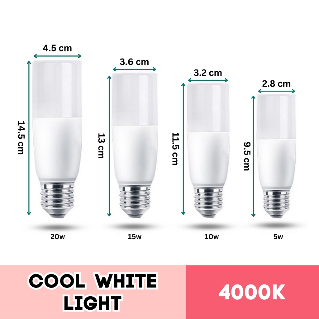 PRODIY 5W 10W 15W 20W LED Bulb 3000K Warm Light 4000K Cool Light 6500K Daylight Effect Light ...