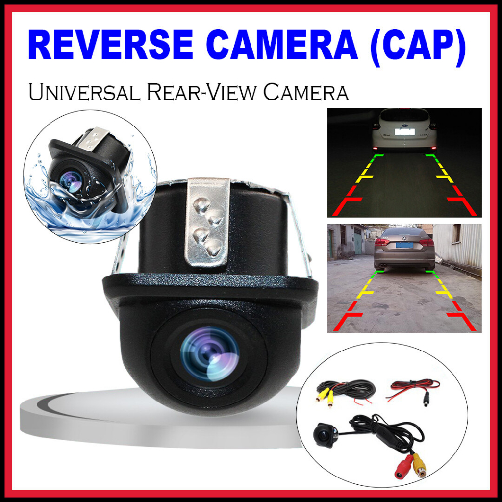 Car Reverse Camera Cap140 Degree HD Night Vision Rear View Auto Parking ...