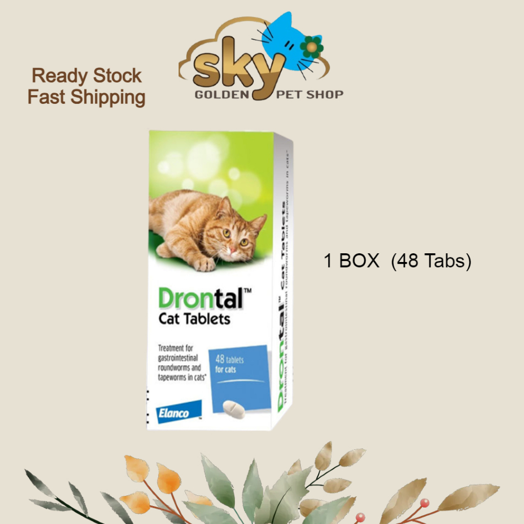 Elanco (Bayer) Cat Deworm / Ubat Cacing Kucing - (48tabs / 1 BOX ...
