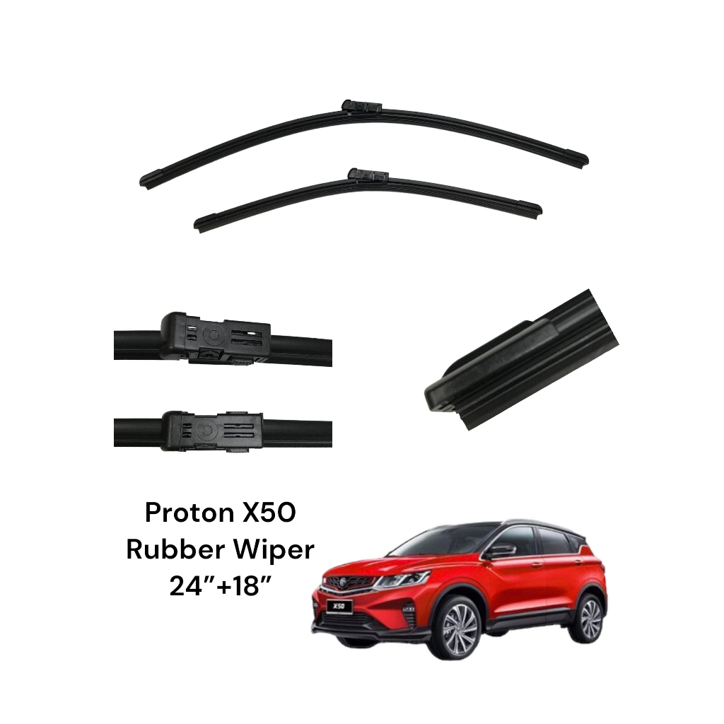 Proton X50 OEM Front WIndshield Wiper Blade (24"+18") | Shopee Malaysia